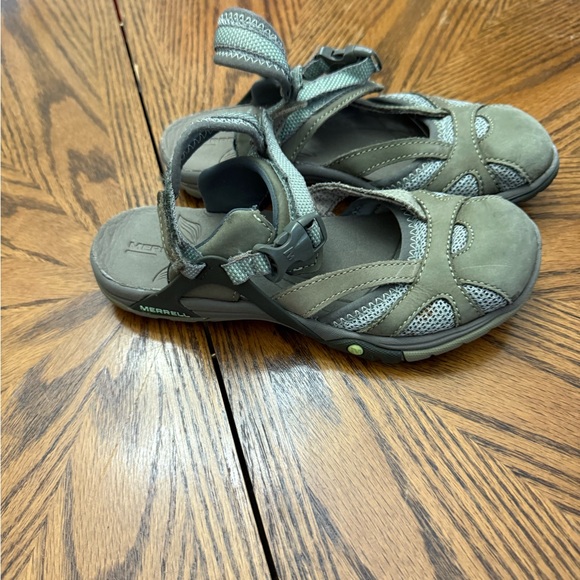 Merrell | Shoes | Merrell Olive Green Adventure Sandals | Poshmark